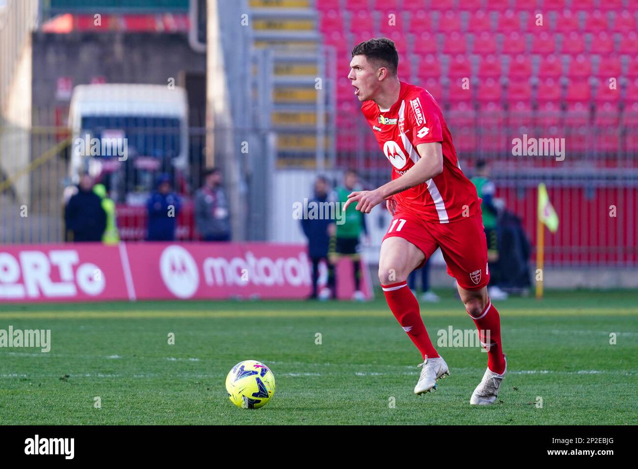 Franco Carboni (AC Monza) during the Italian championship Serie A ...