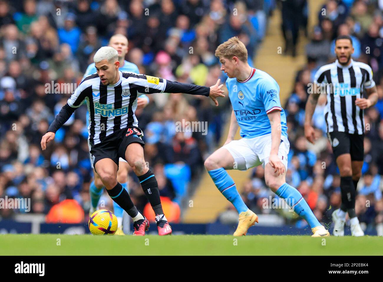 Manchester, UK. 04th Mar, 2023. Bruno Guimaraes #39 of Newcastle United ...