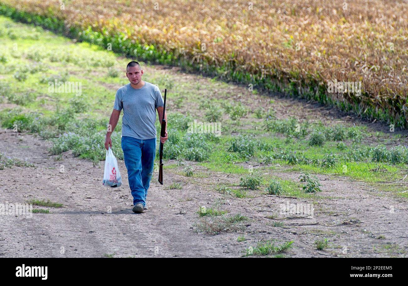 In this photo taken Sept. 5, 2015, Correy Rendon, a friend of property ...