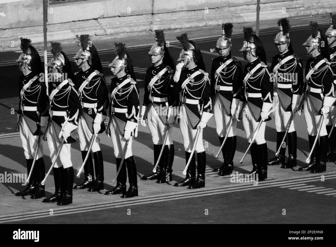 Archives 90ies: G7 summit, Preparing the arrival of the Heads of States ...