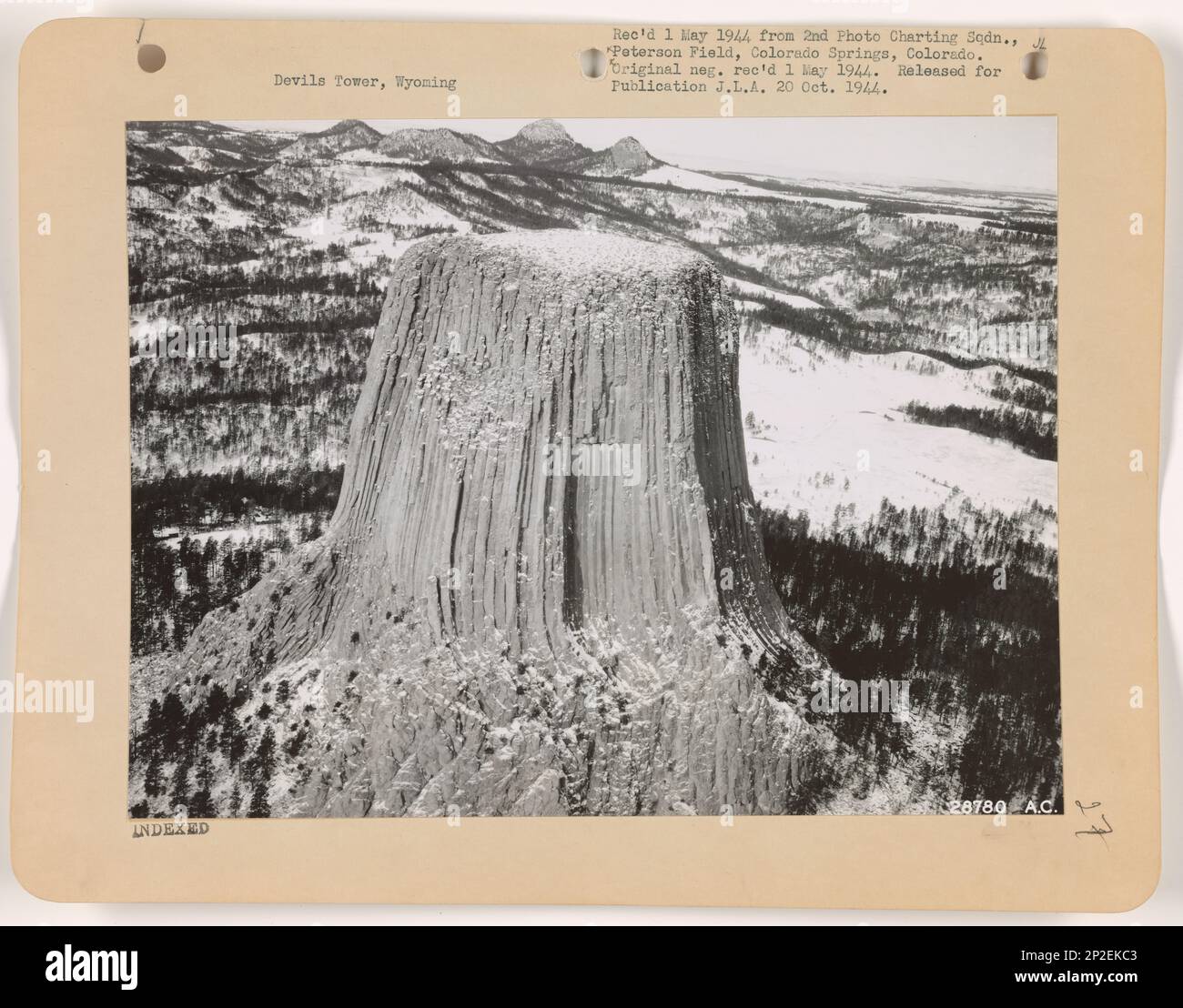 Devils tower aerial hi-res stock photography and images - Alamy