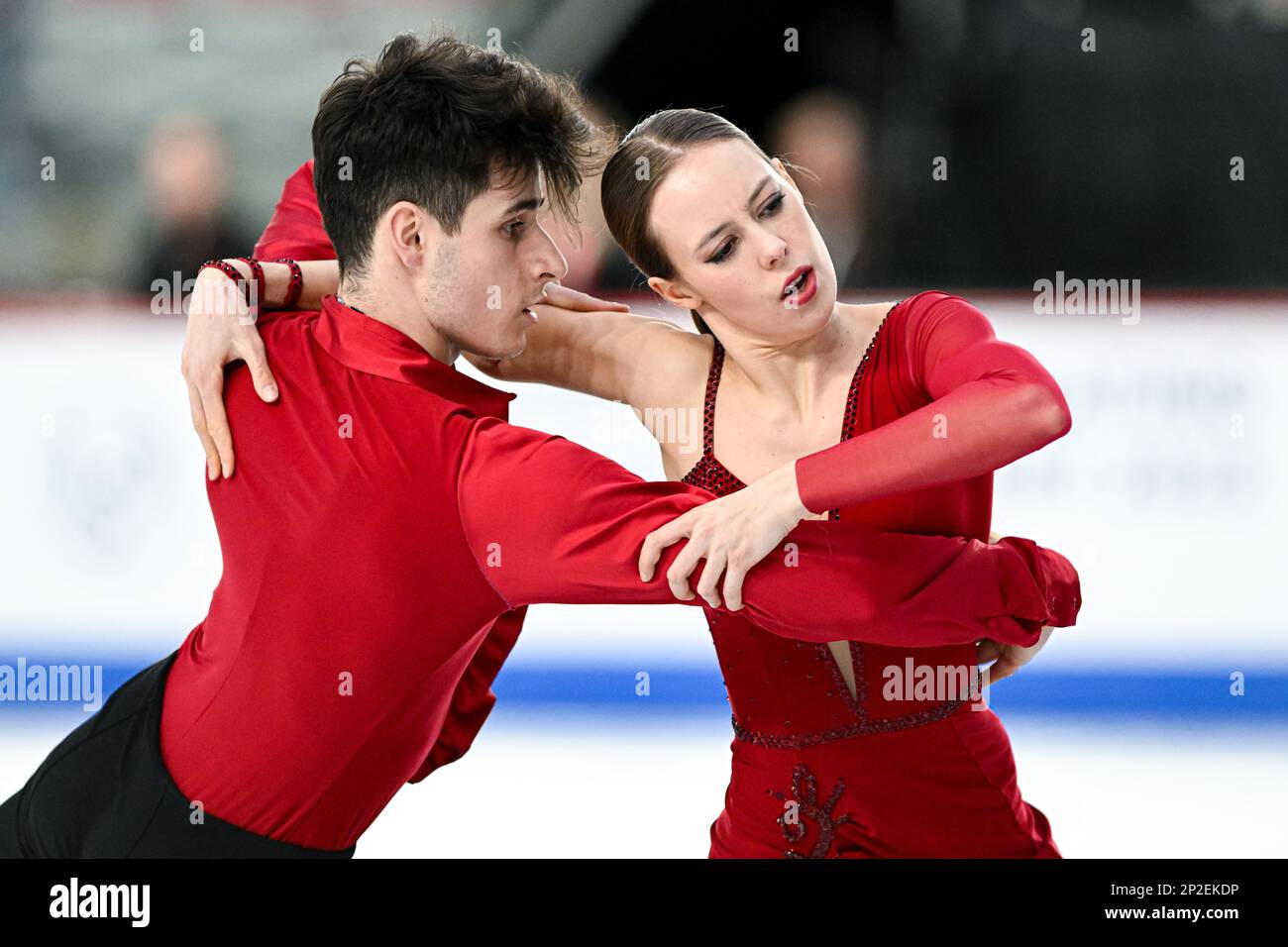 Noemi Maria TALI & Stefano FRASCA (ITA), during Junior Ice Dance Rhythm ...