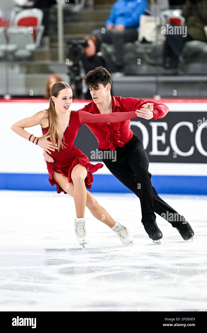 Noemi Maria TALI & Stefano FRASCA (ITA), during Junior Ice Dance Rhythm ...
