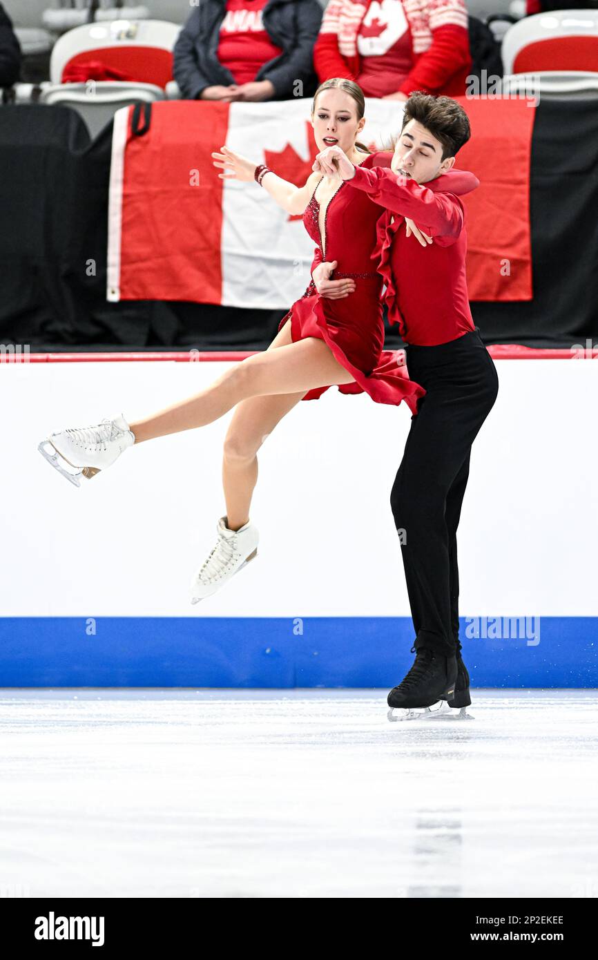 Noemi Maria TALI & Stefano FRASCA (ITA), during Junior Ice Dance Rhythm ...
