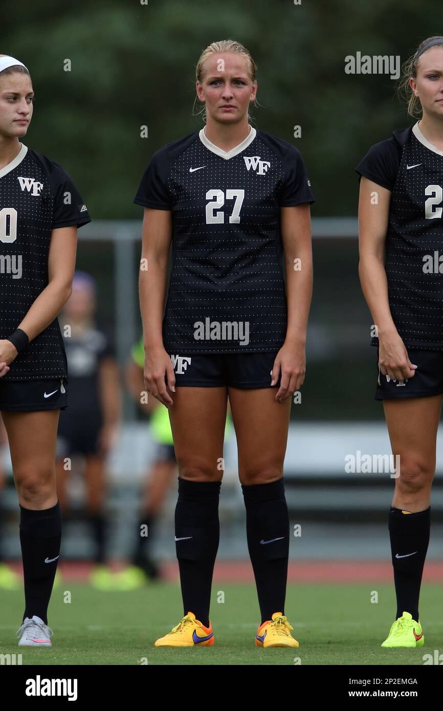 04 September 2015: Wake Forest's Monreau DeVos. The Wake Forest University Demon Deacons played ...