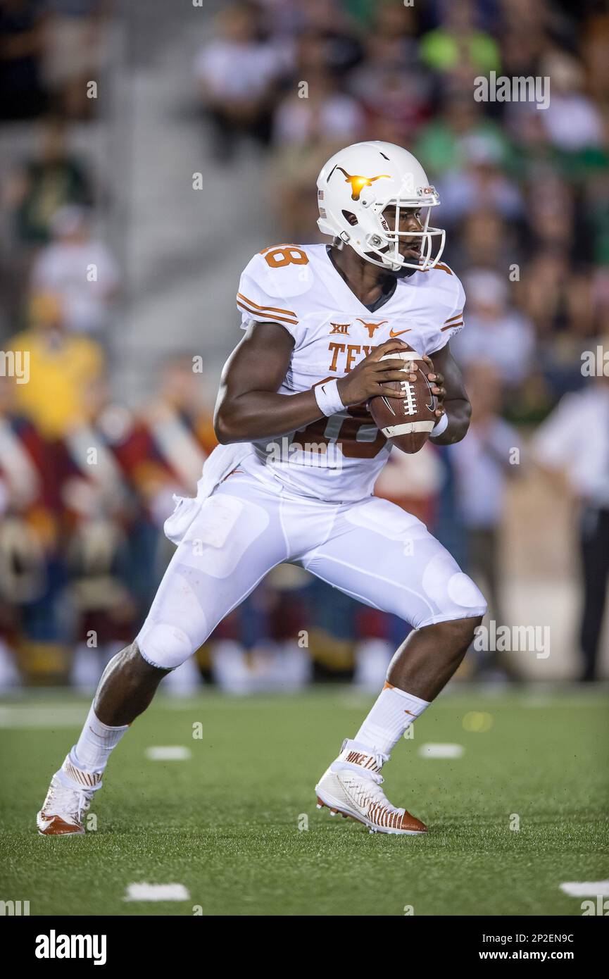 05 September 2015: Texas Longhorns quarterback Tyrone Swoopes (18) in ...