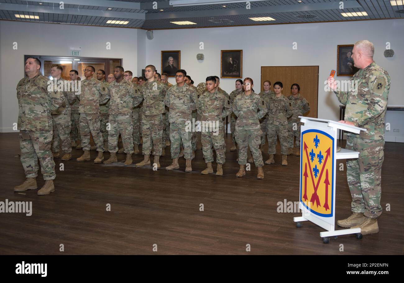 U.S. Army Col. Bruce A. Bredlow (right), commander, 52nd Air Defense ...