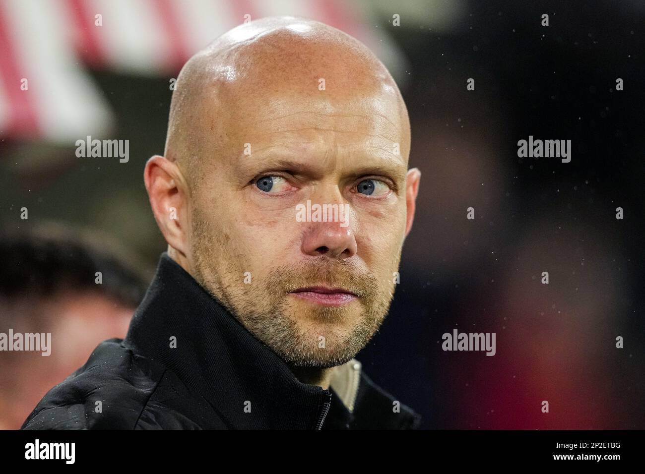 Rotterdam - FC Groningen coach Dennis van der Ree during the match ...