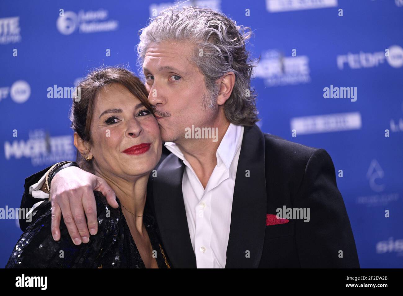 actor Charlie Dupont and his wife Tania Garbarski pictured during the ...