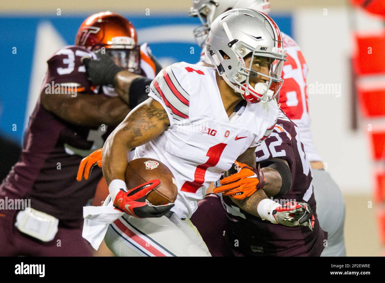 Ohio State wide receiver Braxton Miller (1) during the NCAA college ...