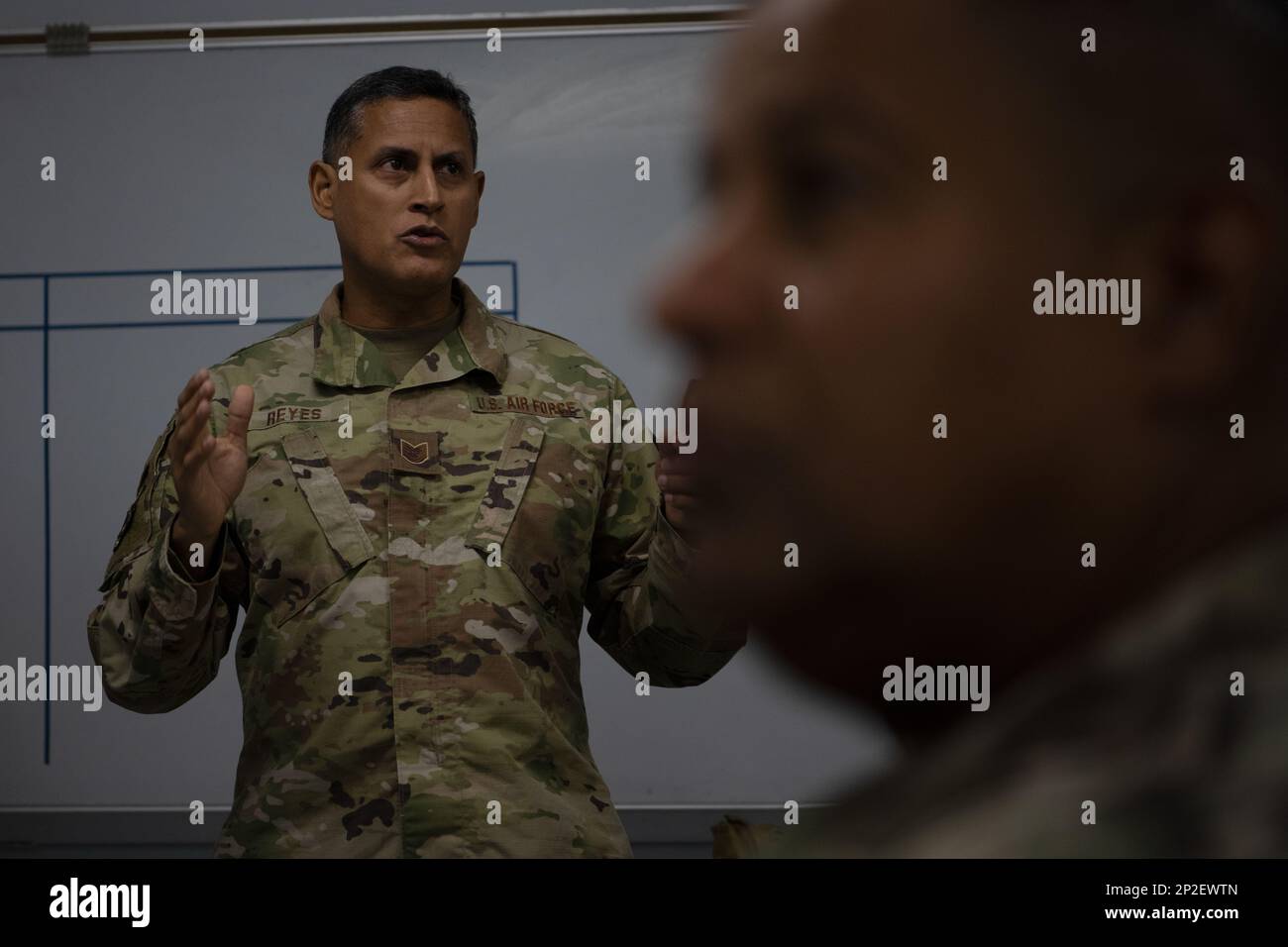 U.S. Air Force Tech. Sgt. Rafael A. Reyes, a paralegal assigned to the ...