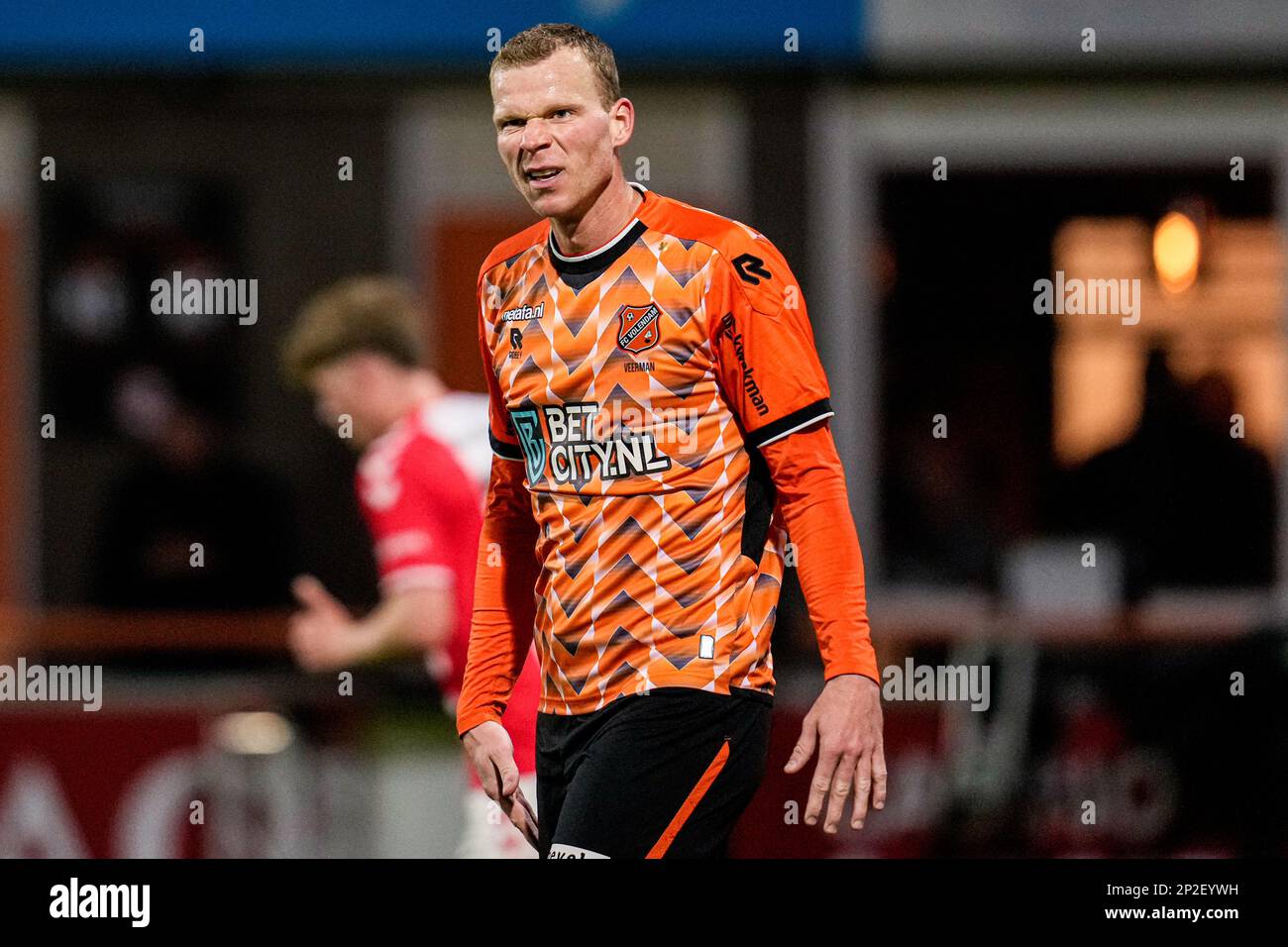 VOLENDAM, NETHERLANDS - MARCH 4: Henk Veerman of FC Volendam during the ...