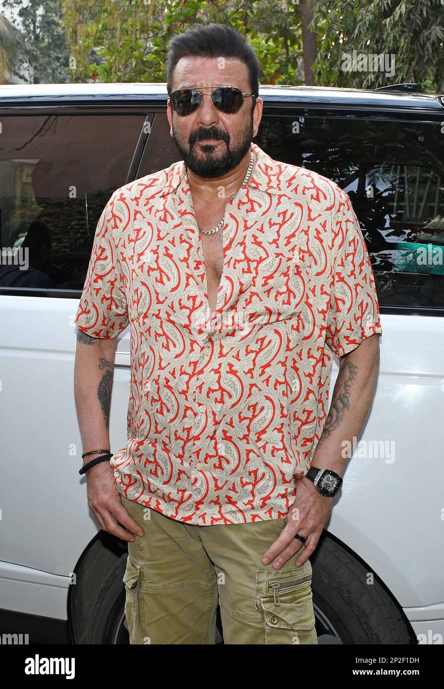Mumbai, India. 04th Mar, 2023. Bollywood actor Sanjay Dutt poses for a ...