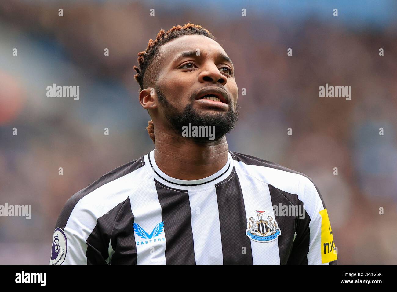 Allan Saint-Maximin #10 of Newcastle United during the Premier League ...