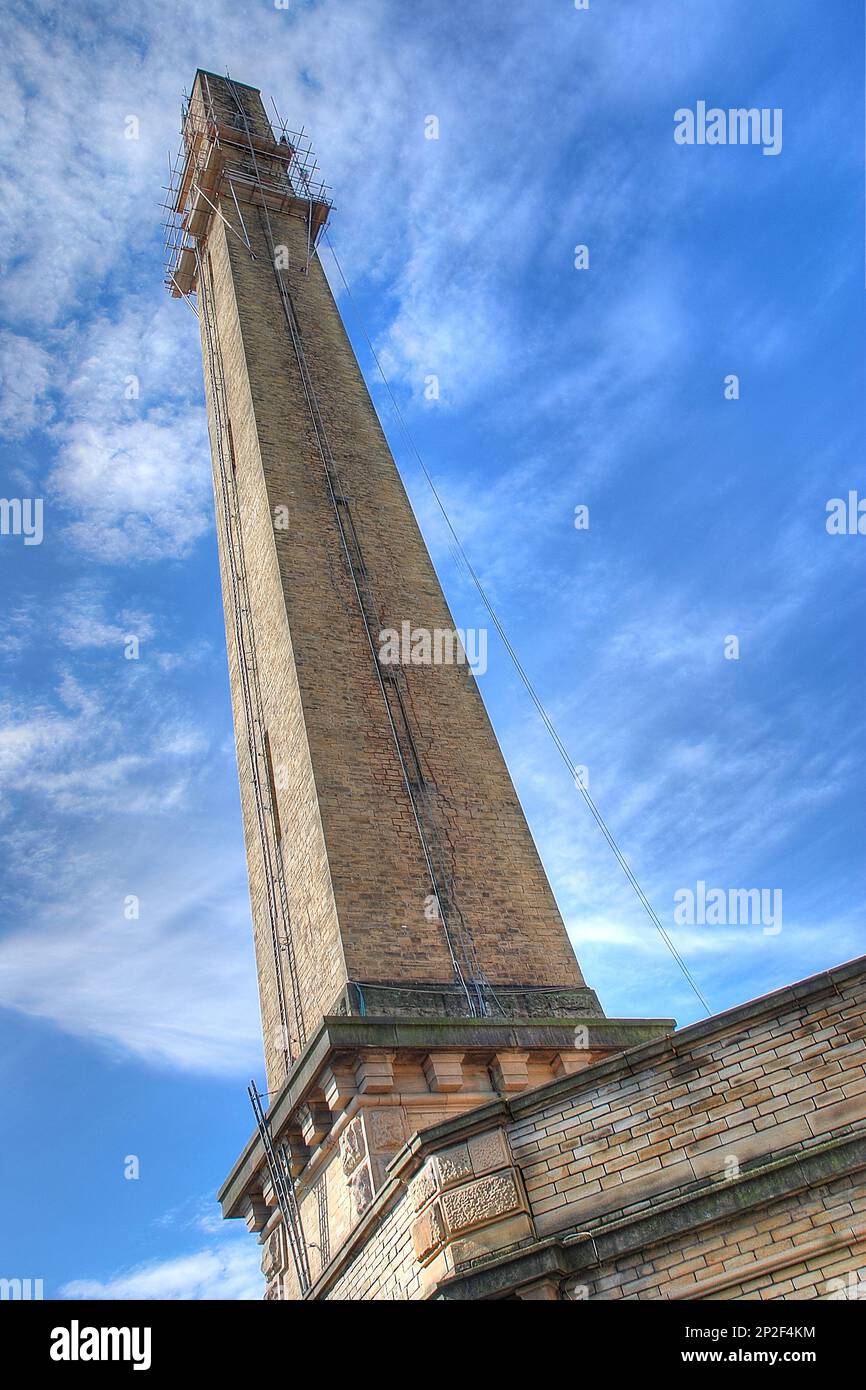 Structural work on salts mill chimney hi-res stock photography and ...
