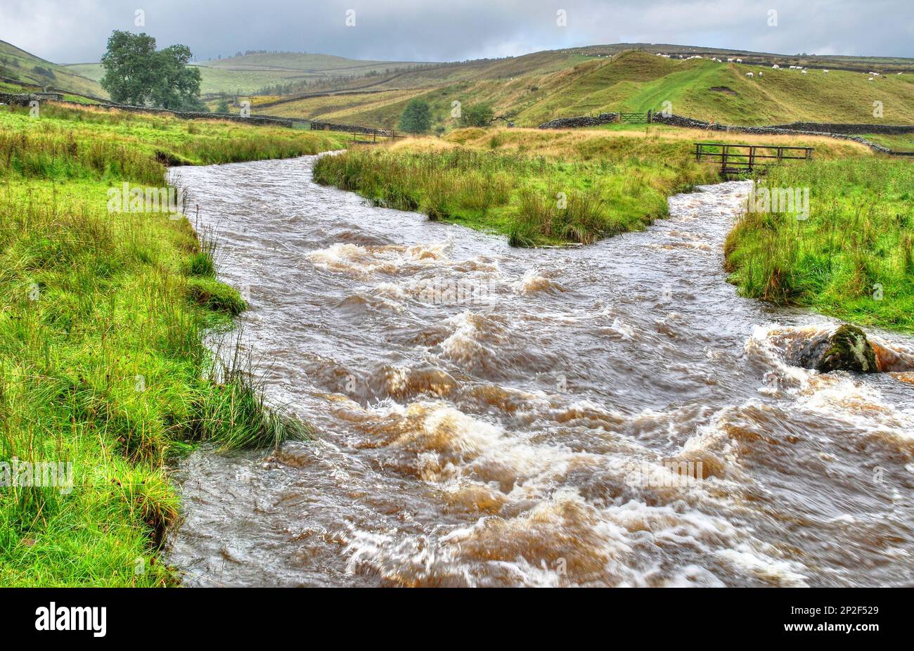 Long Preston beck can vary from a trickle to a deeper fast flowing ...