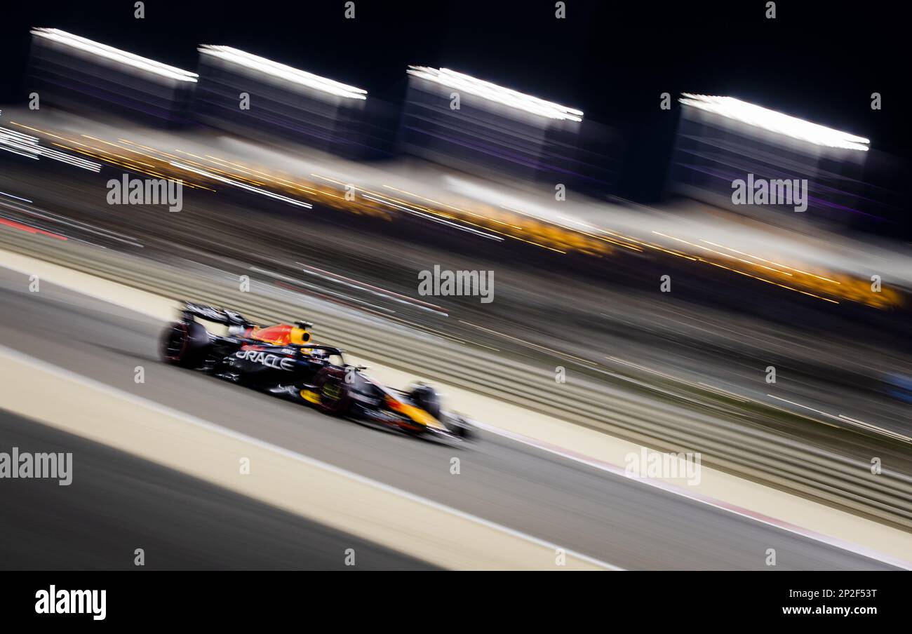BAHRAIN - Max Verstappen (Red Bull Racing) during qualifying at the ...