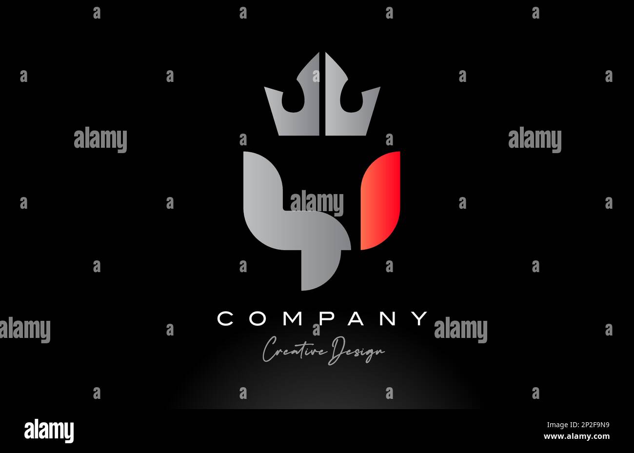 orange Y alphabet letter logo icon design with king crown. Creative ...