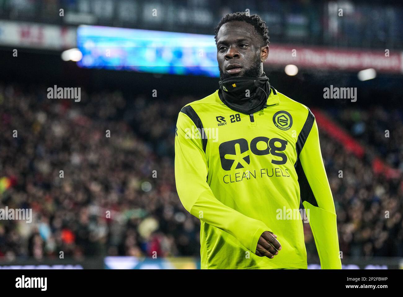 Rotterdam - Elvis Manu of FC Groningen during the match between ...