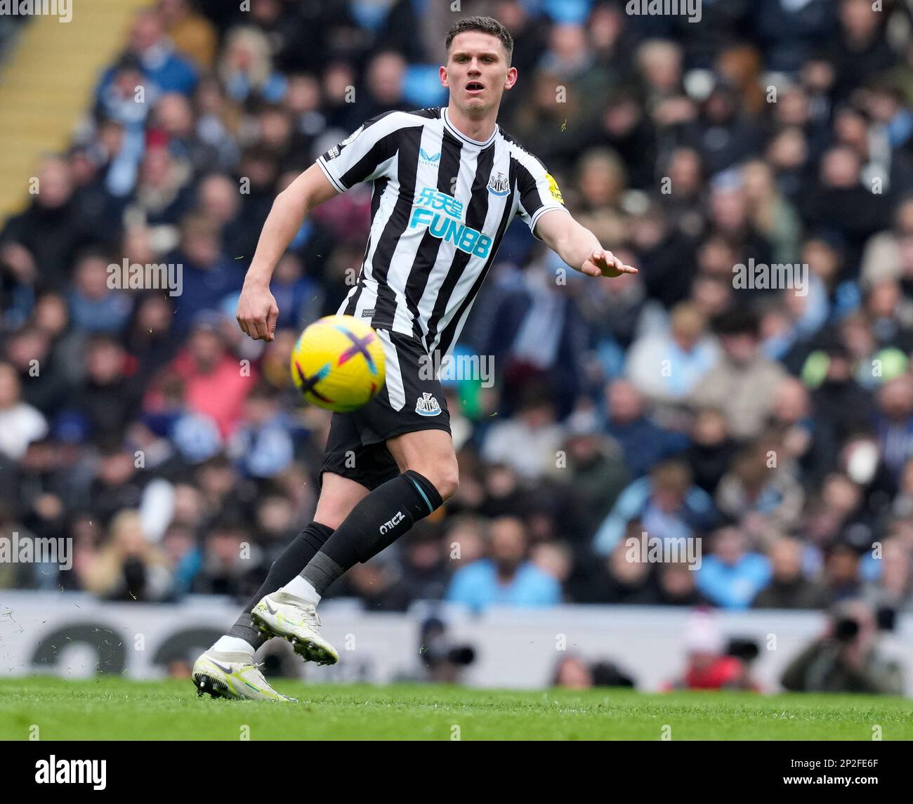 Manchester, England, 4th March 2023. Sven Botman of Newcastle United ...