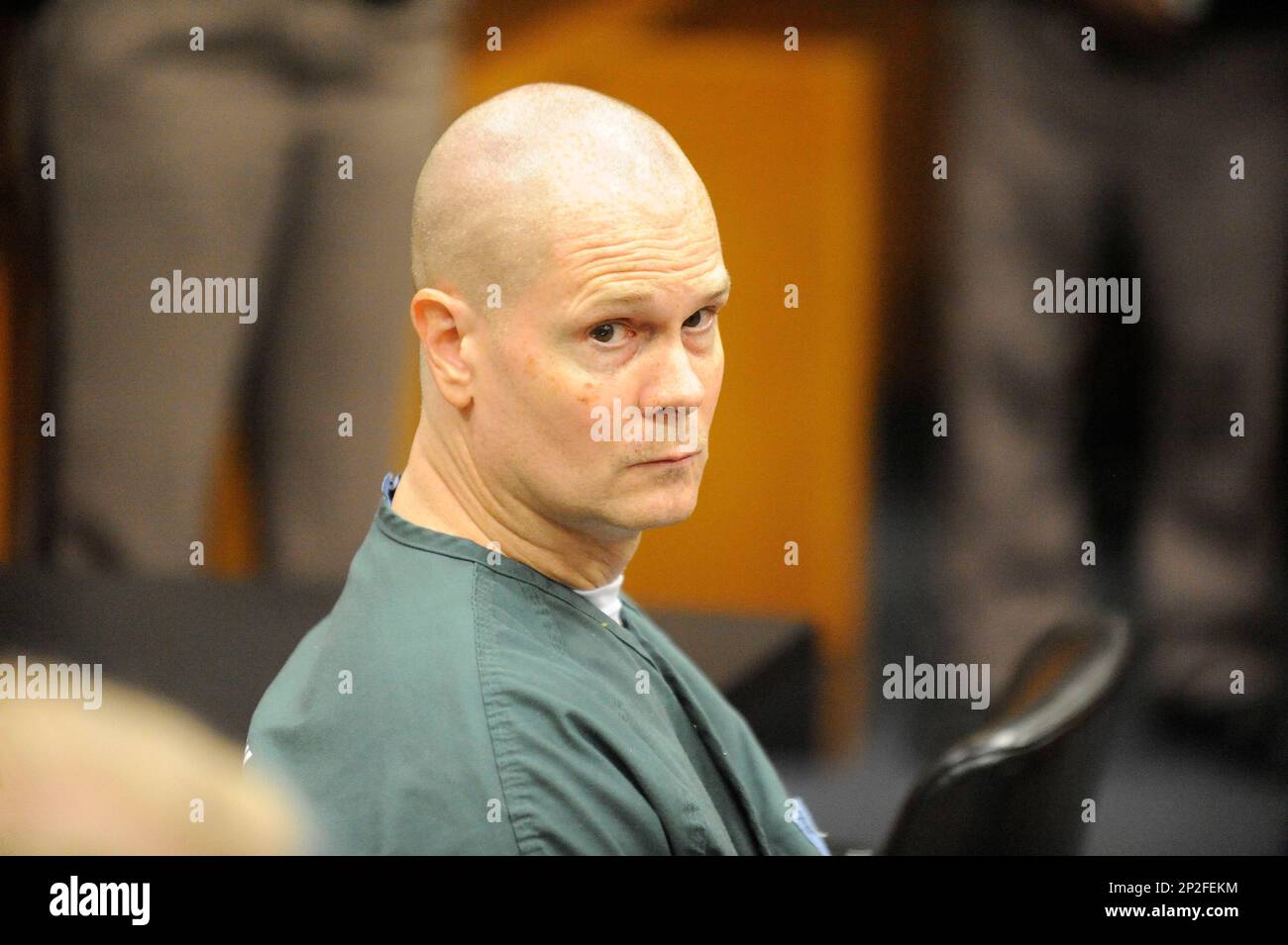 Rick Wershe Jr. sits into a courtroom at Frank Murphy Hall of Justice ...