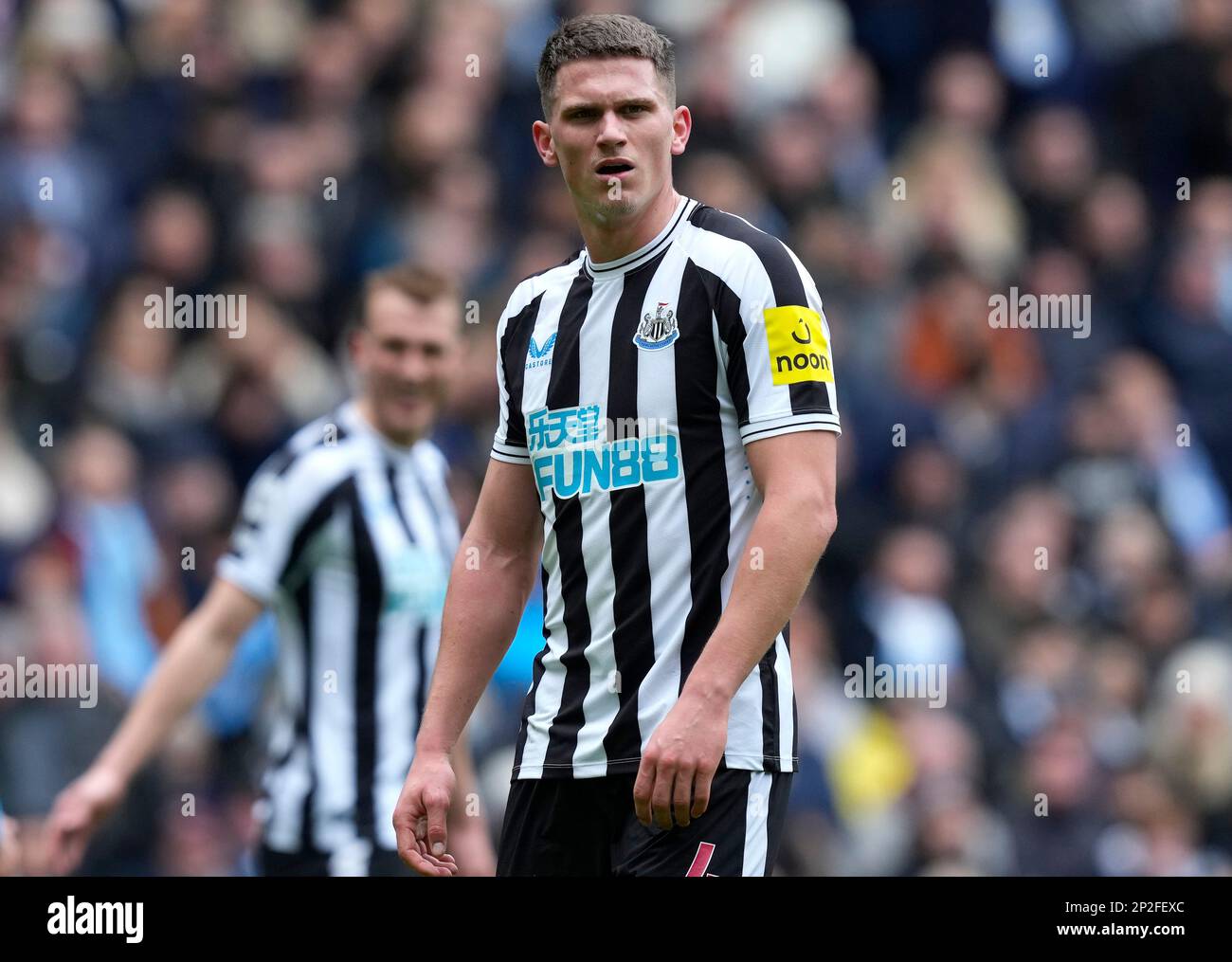 Manchester, England, 4th March 2023. Sven Botman of Newcastle United ...