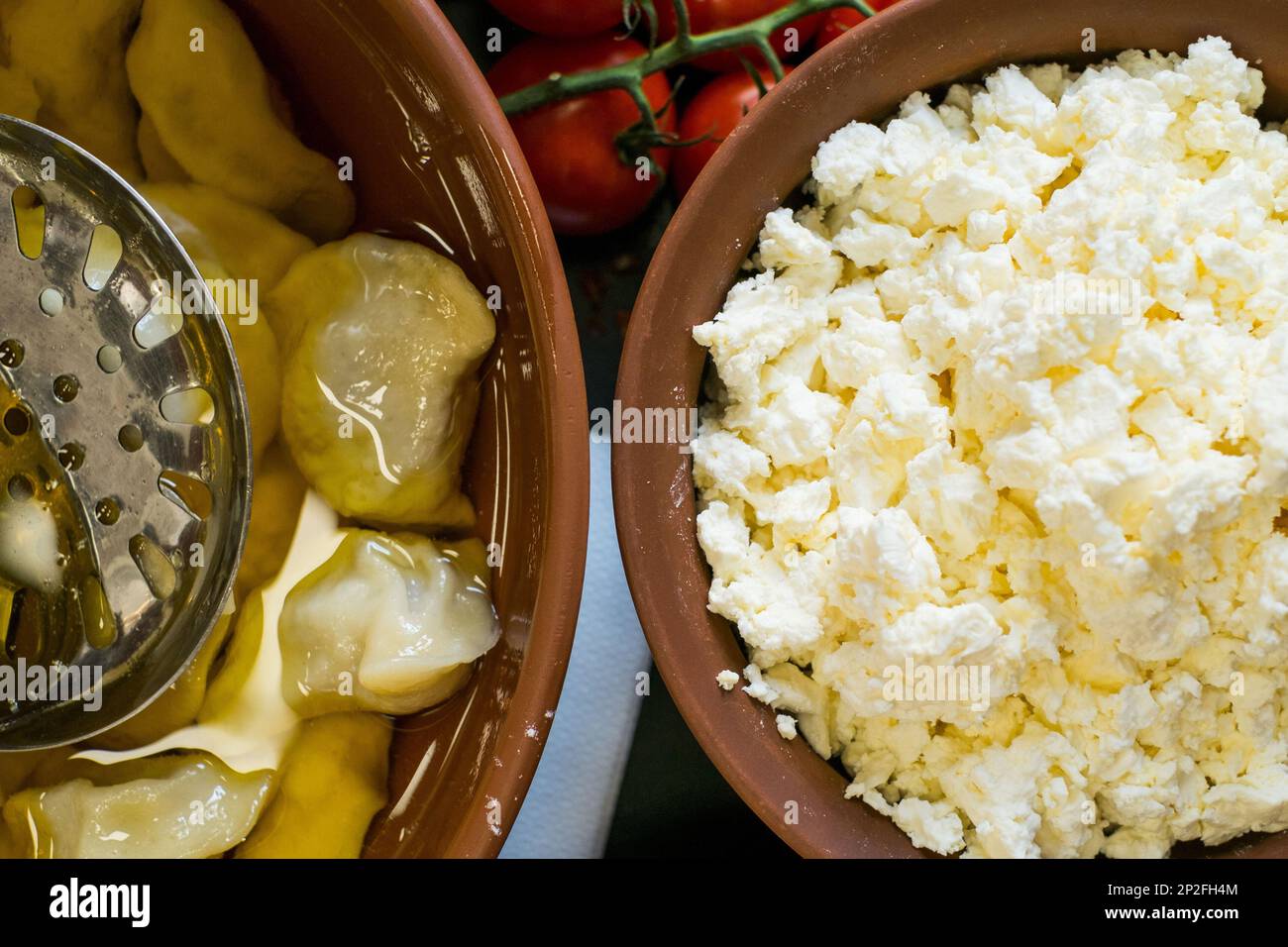 Serving culinary traditional food background Stock Photo - Alamy