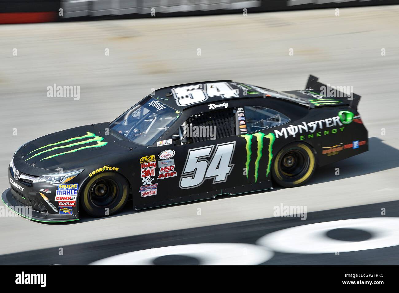 Kyle Busch, Monster Energy Toyota Camry (54) during practice for the ...
