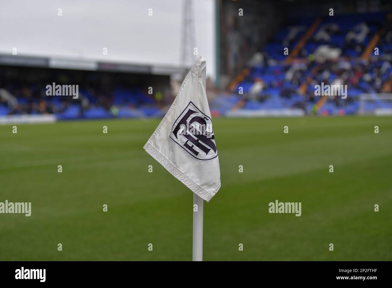 Hartlepool united corner flag hi-res stock photography and images - Alamy