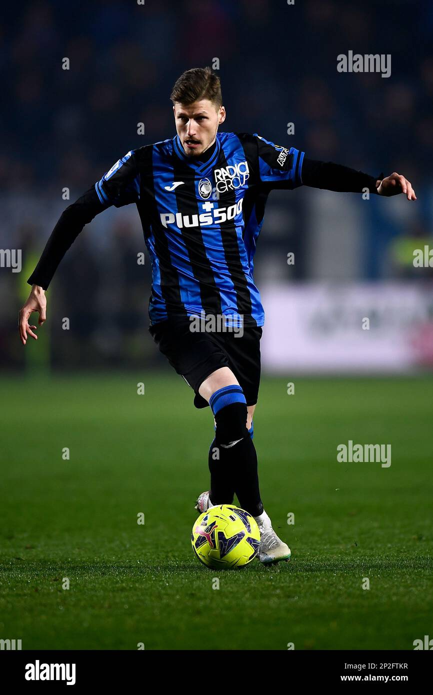 Bergamo, Italy. 04 March 2023. Lukas Vorlicky of Atalanta BC in action ...