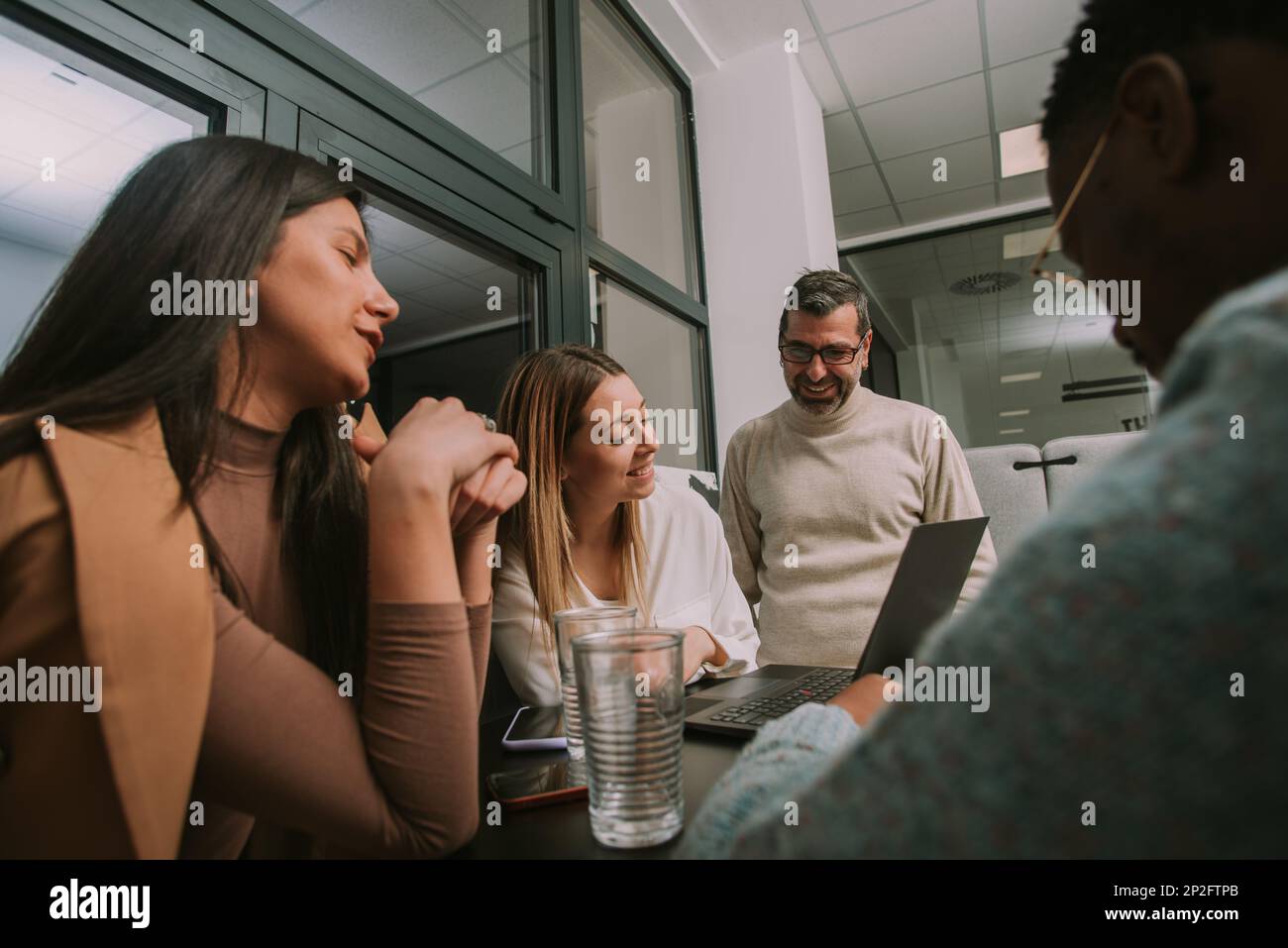 Inter generational coworkers hi-res stock photography and images - Alamy