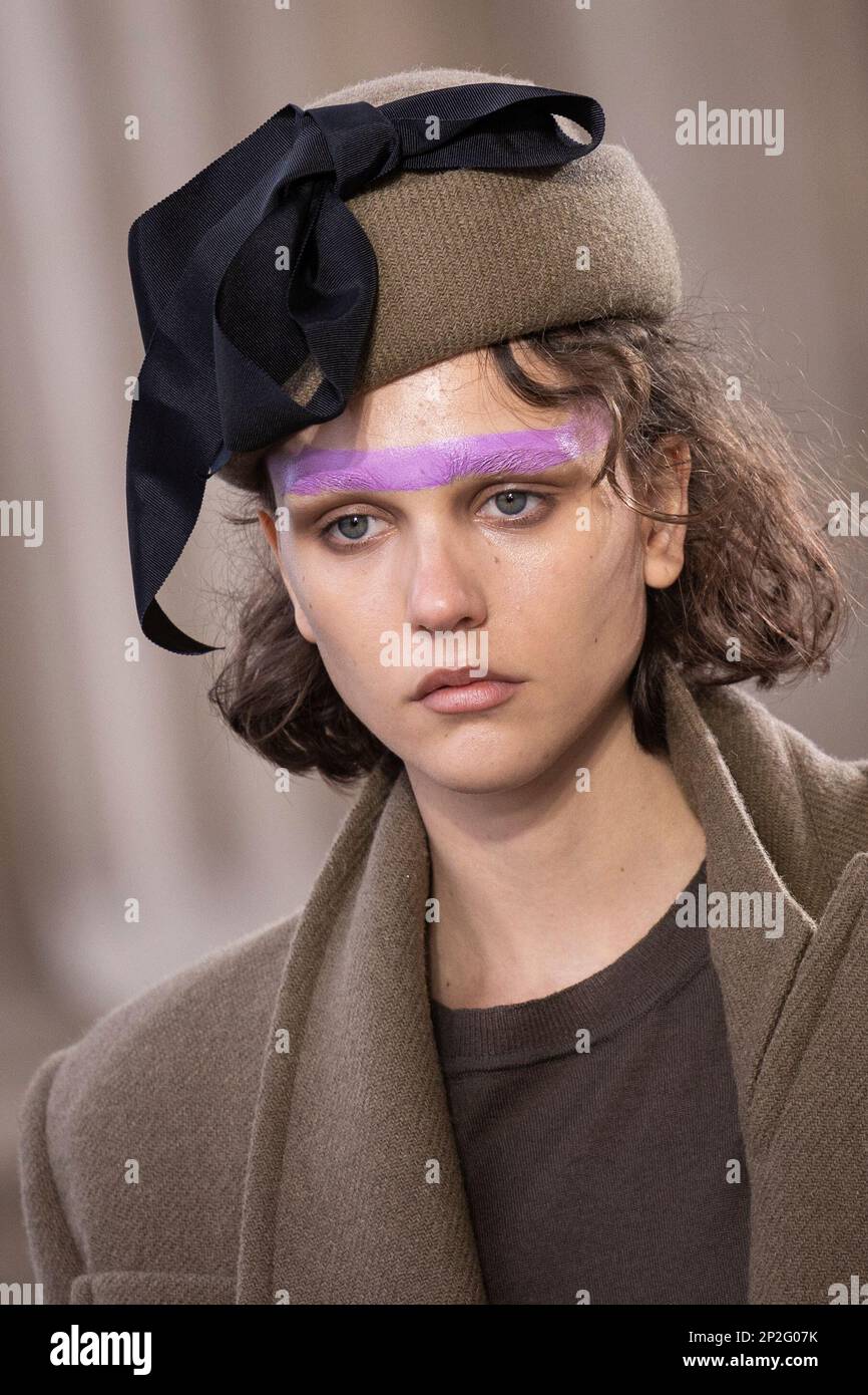 Models wear creations as part of the Vivienne Westwood Fall/Winter 2023 ...