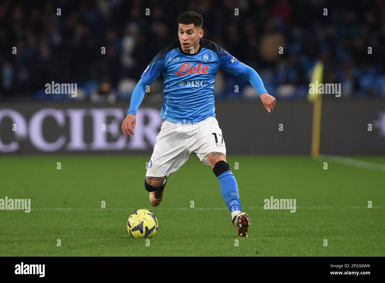 Naples, Italy. 3 Mar, 2023. Mathias Olivera of SSC Napoli during the ...