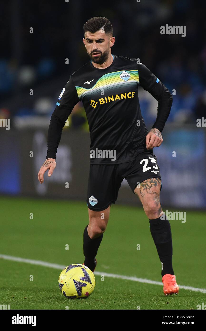Naples, Italy. 3 Mar, 2023. Elseid Hysaj of SS Lazio during the Serie A ...