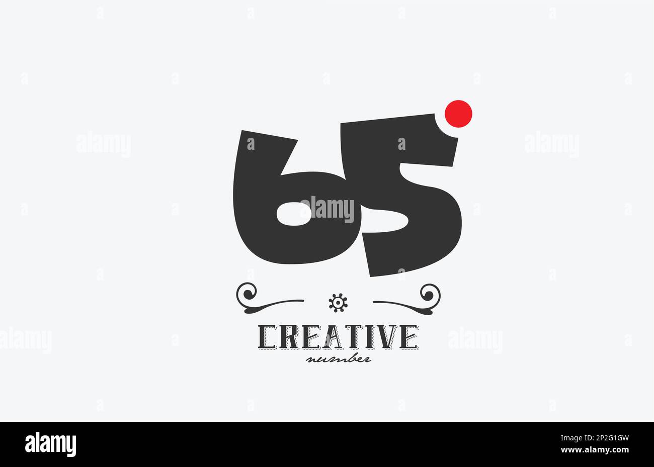 Number 65 Stock Vector Images - Alamy