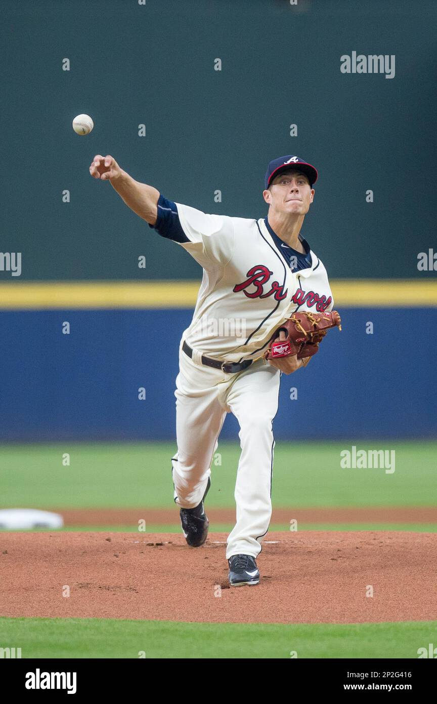 29 August 2015: Atlanta Braves Pitcher Matt Wisler (37) during a ...
