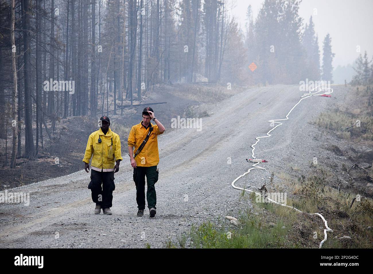 FILE - In this June 16, 2015 file photo, two Nikiski Fire Department ...