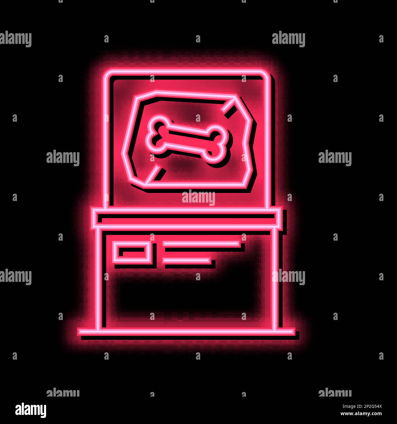 prehistoric bone color icon vector color illustration Stock Vector ...