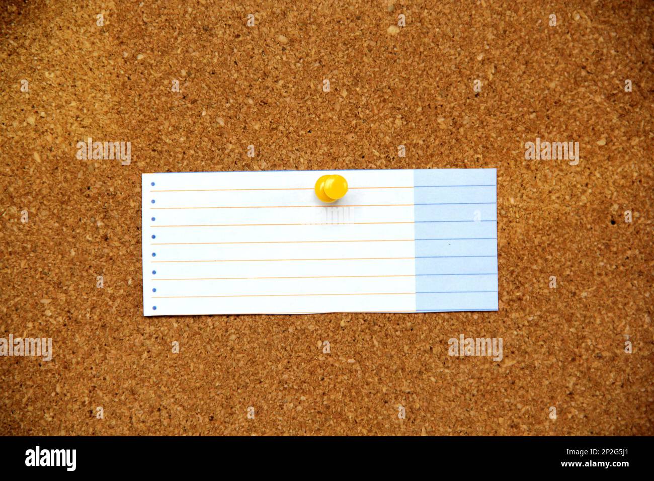 White notes for important messages, motivation and reminder on cork ...