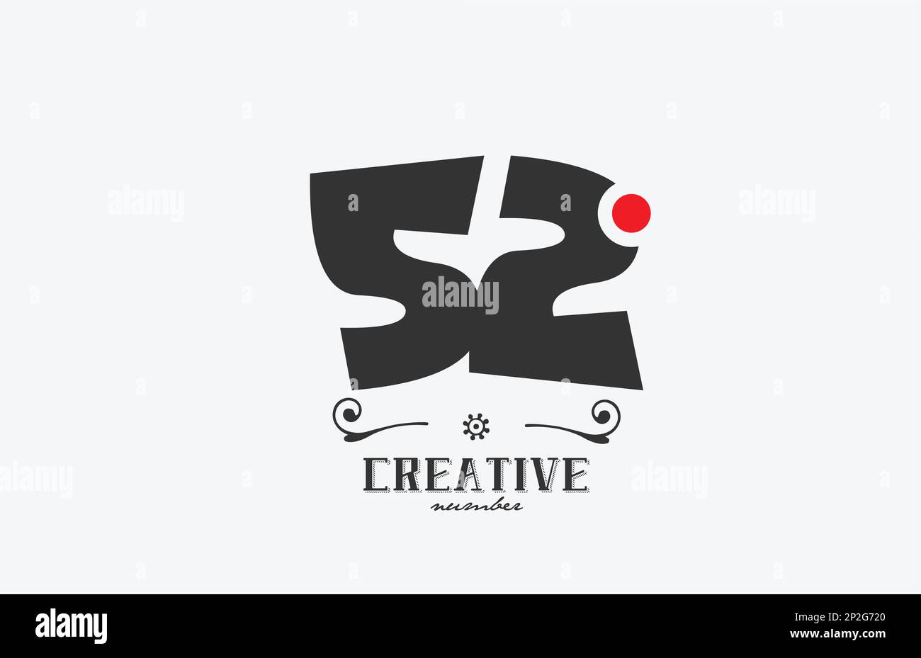 Number 52 Stock Vector Images - Alamy