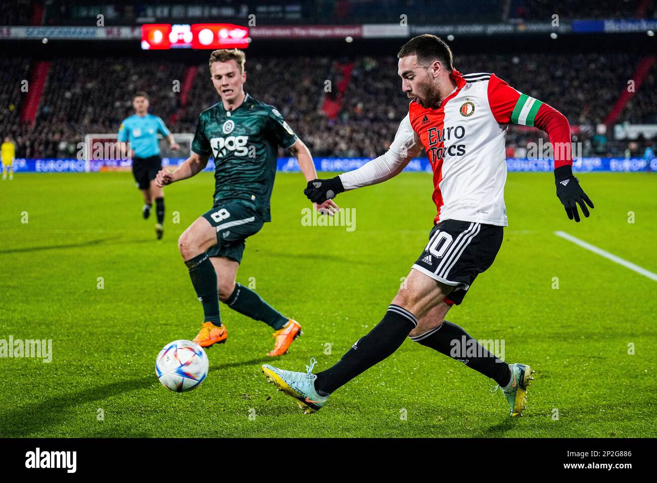 Rotterdam - Orkun Kokcu of Feyenoord during the match between Feyenoord v FC Groningen at ...