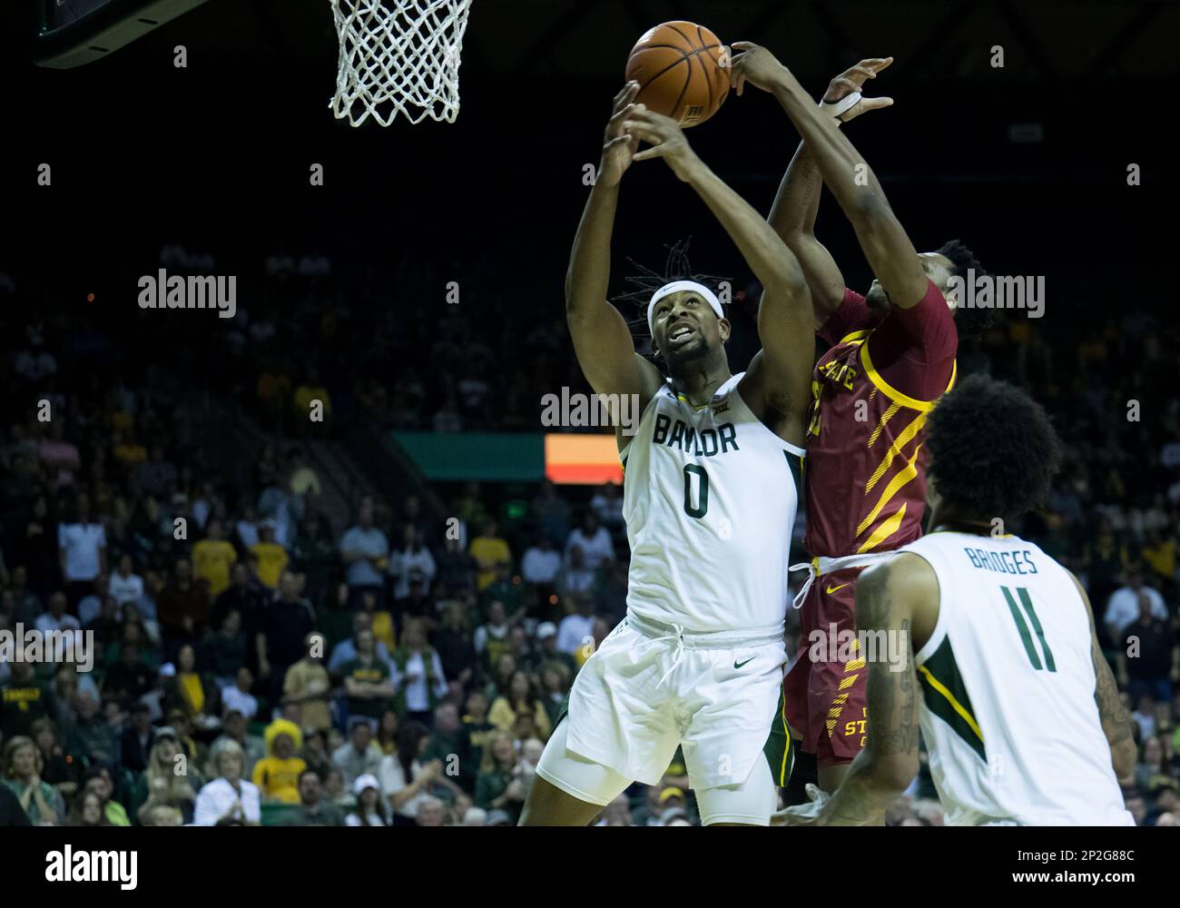 Ferrell Center Waco, Texas, USA. 4th Mar, 2023. Baylor Bears forward ...