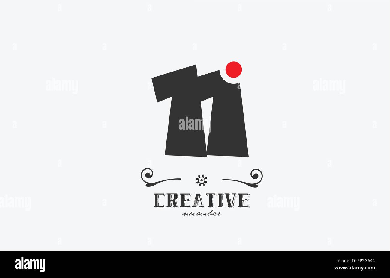 11 number Stock Vector Images - Alamy