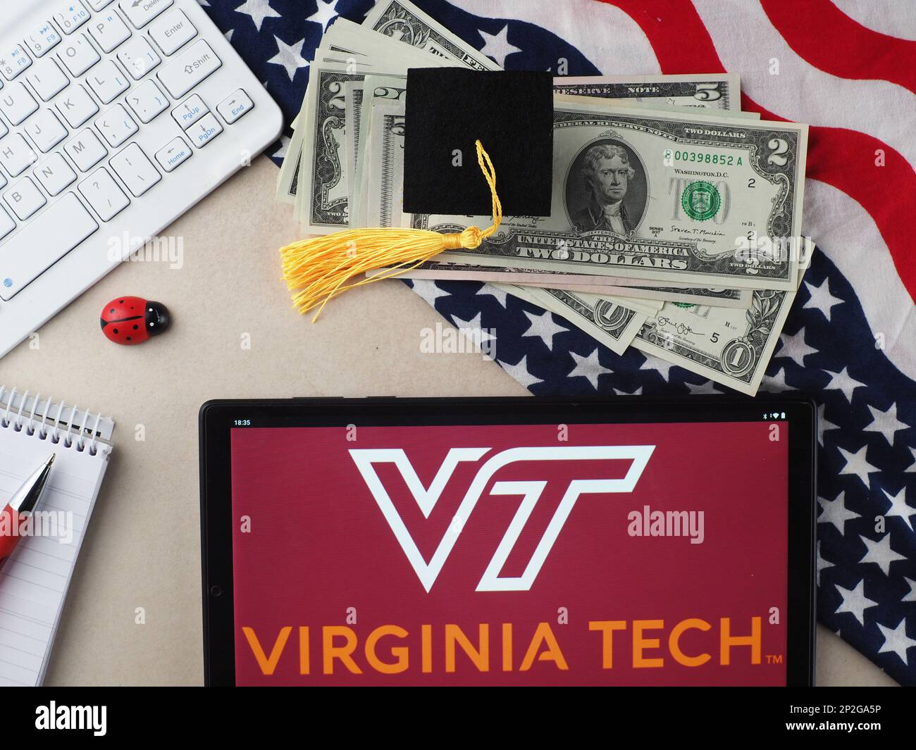 In this photo illustration, Virginia Polytechnic Institute (Virginia ...