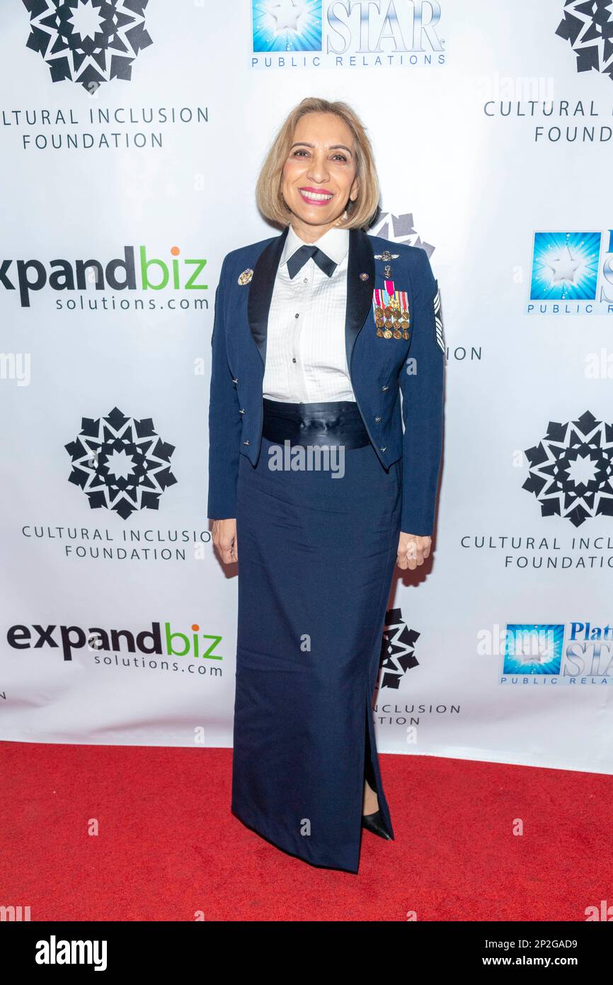 Los Angeles, USA. 3rd Mar 2023. Chief Master Sgt. Ericka Kelly attends ...