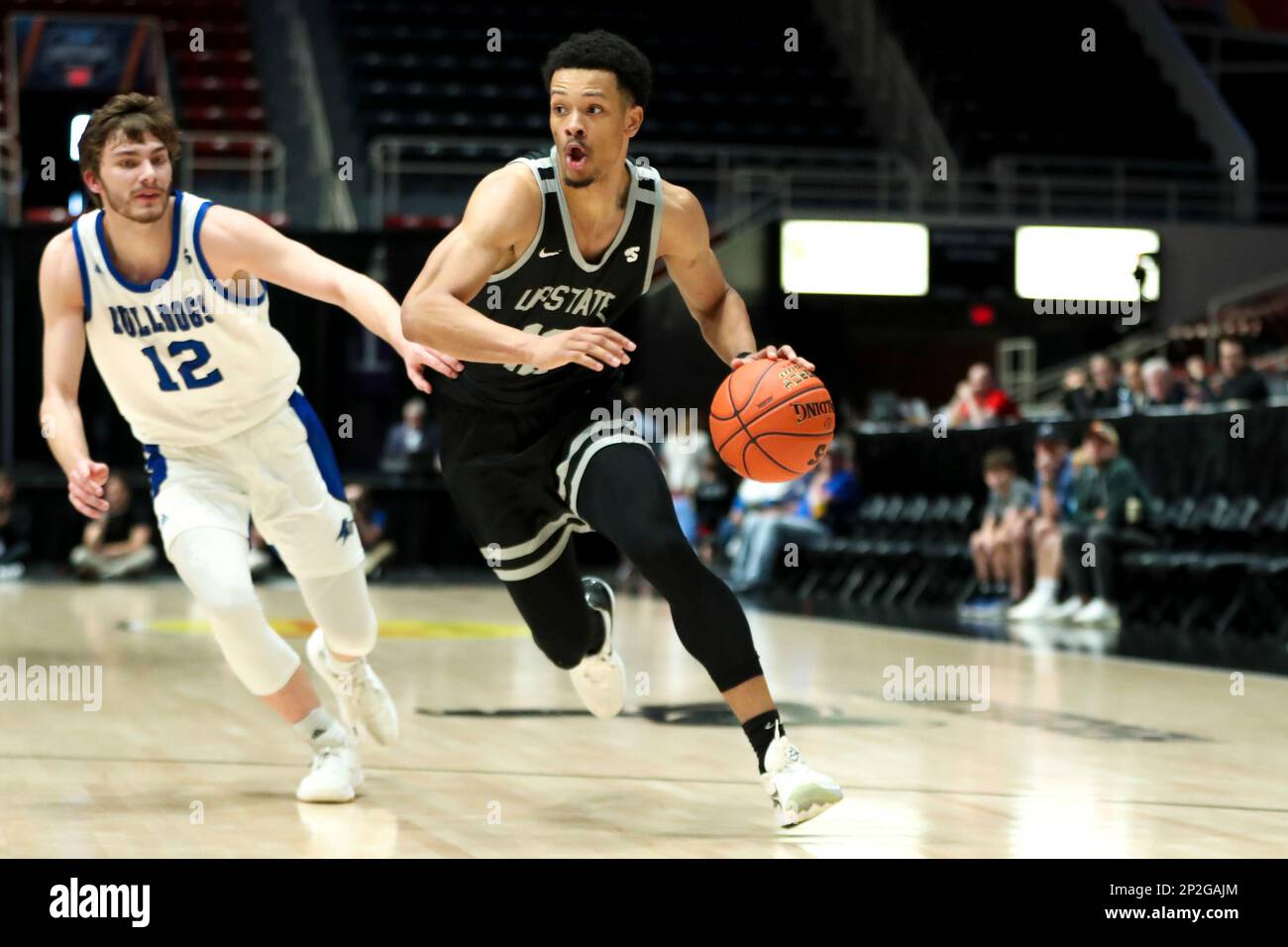 CHARLOTTE, NC - MARCH 04: Trae Broadnax (12) of the USC Upstate ...