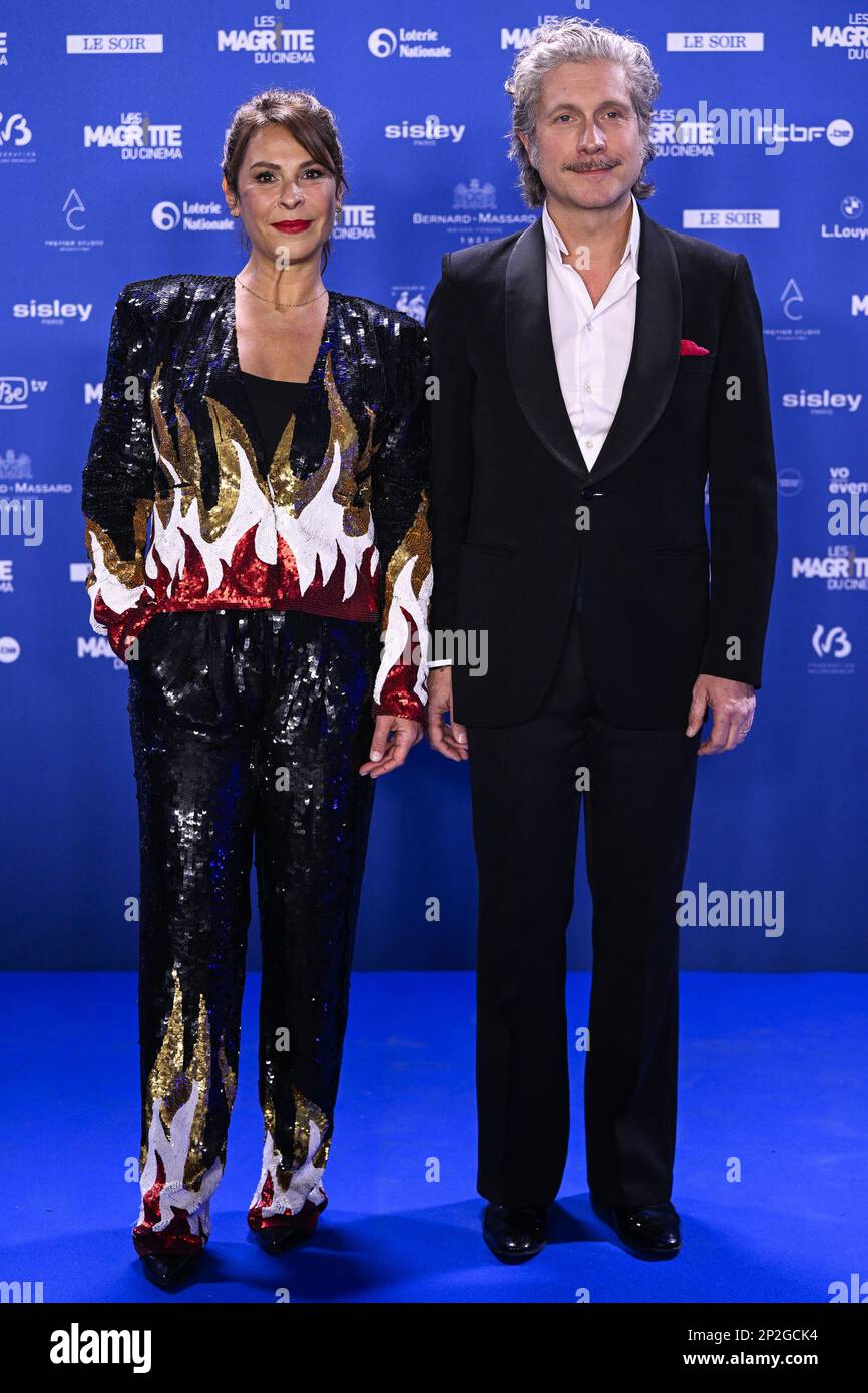 actor Charlie Dupont and his wife Tania Garbarski pictured during the ...