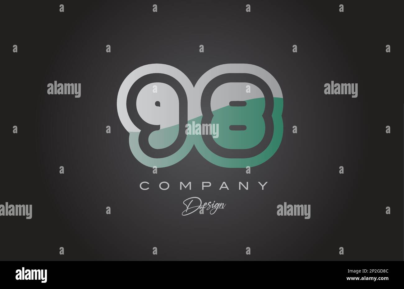 Number 98 Stock Vector Images - Alamy