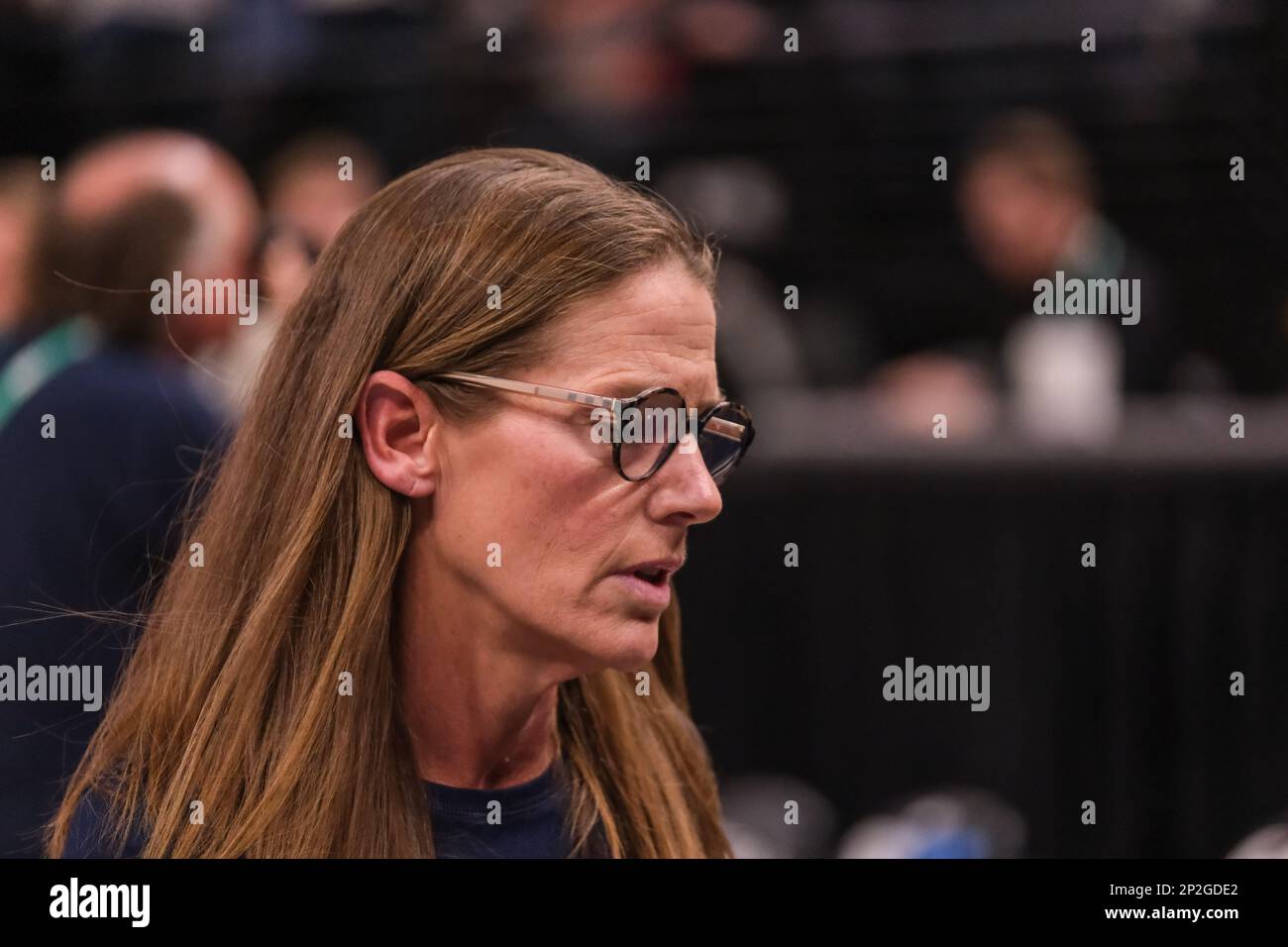 Minneapolis, Minnesota, USA. 3rd Mar, 2023. Michigan Wolverines head ...