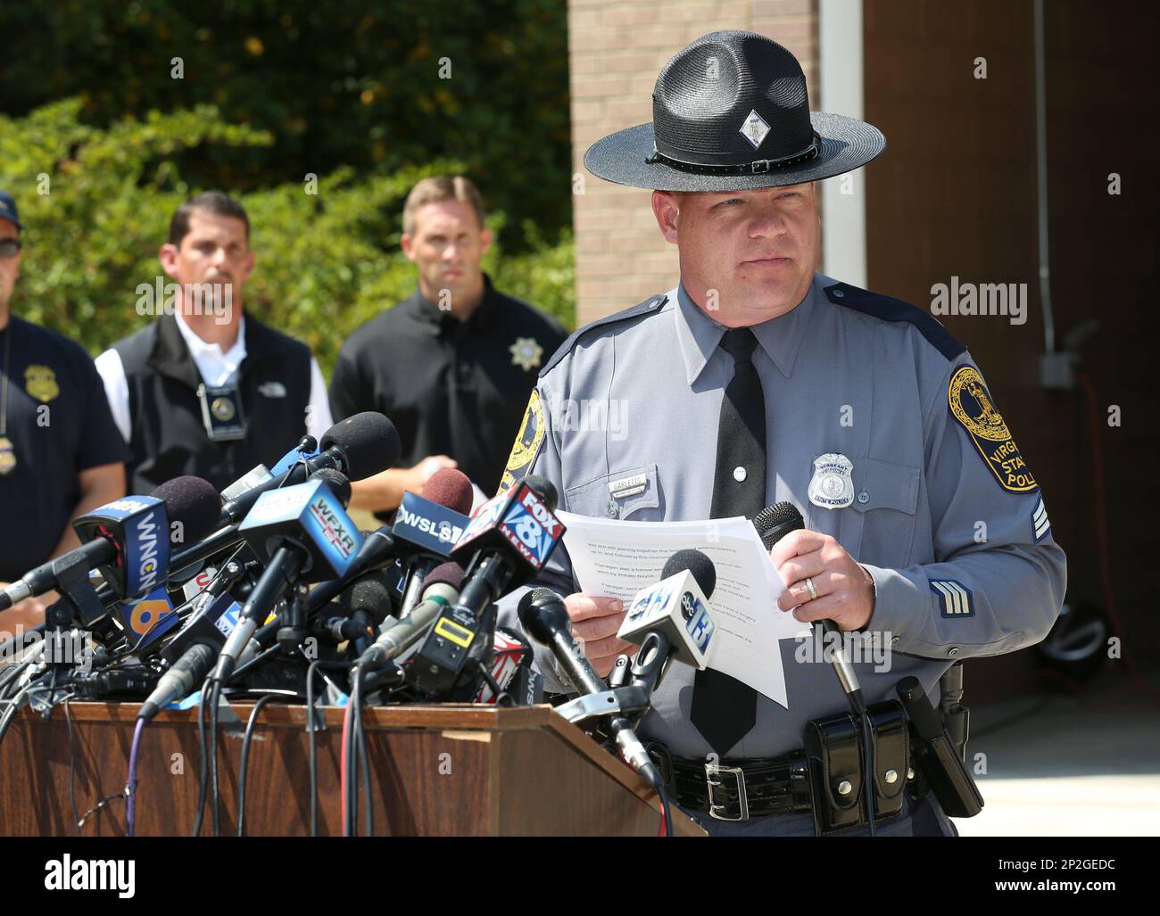 Media shooting wdbj hi-res stock photography and images - Alamy